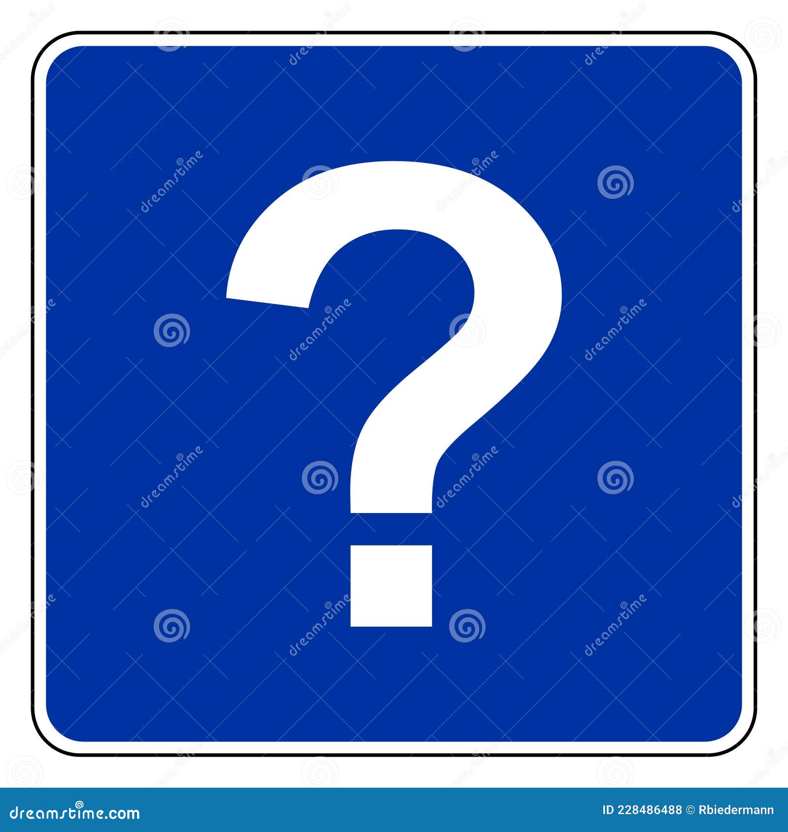 Question Mark and Road Sign Stock Vector - Illustration of black ...