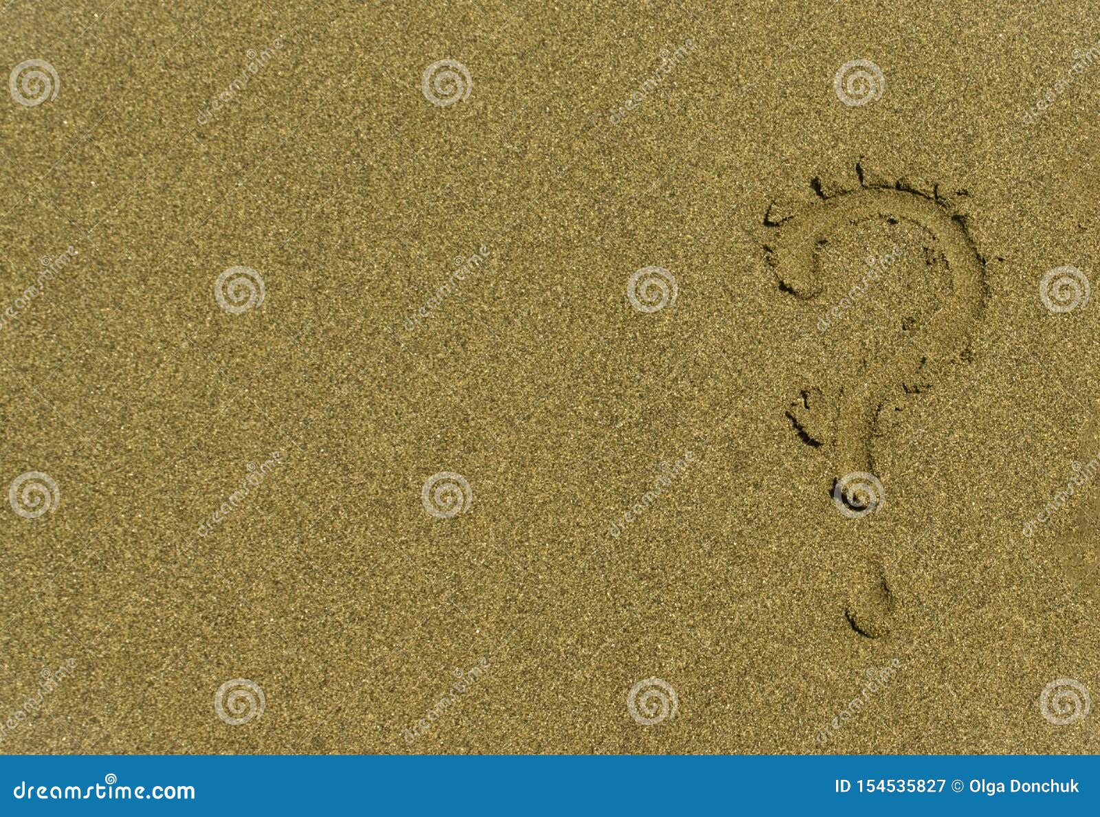 Question mark on the sand stock image. Image of interrogation - 154535827
