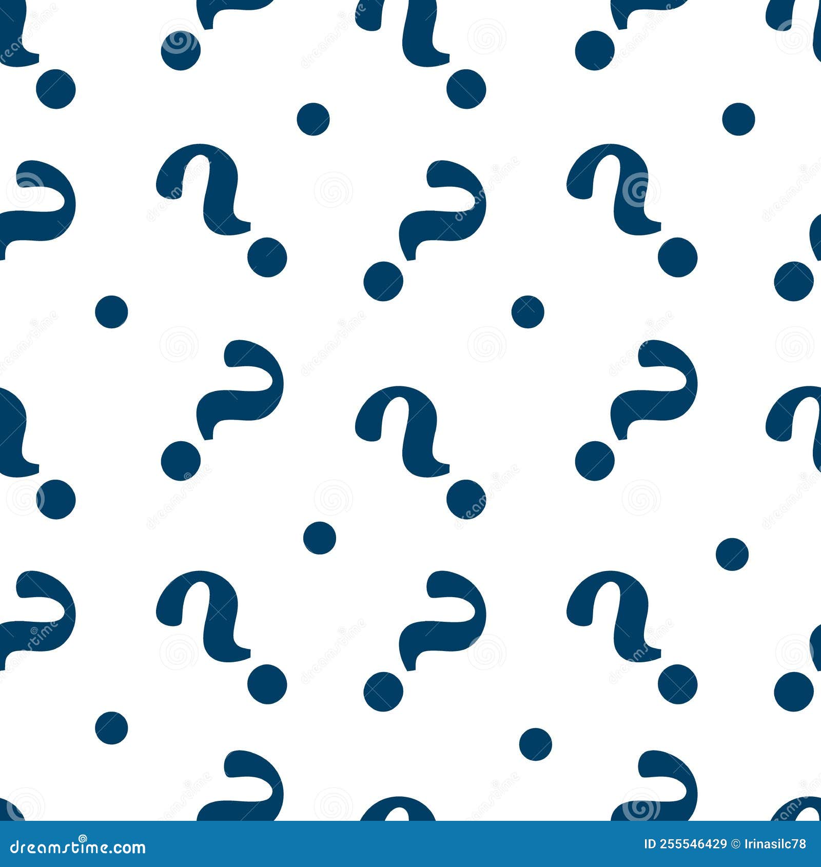 Question Mark Seamless Pattern Stock Vector - Illustration of sign ...