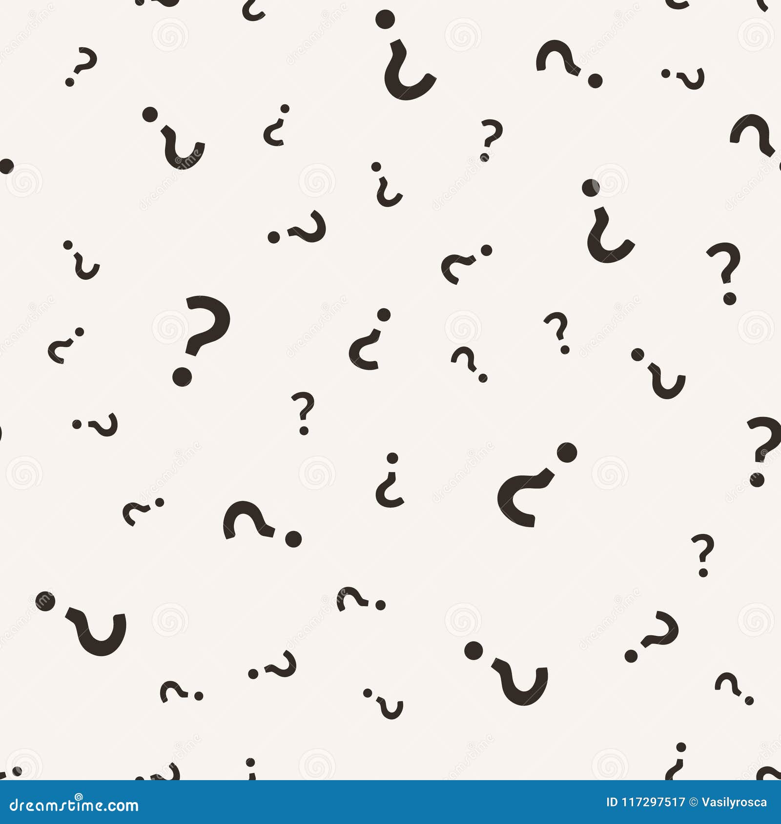 Question Mark Seamless Pattern. Vector Seamless Pattern with Question ... Question Mark Seamless Pattern. Vector Seamless Pattern with Question ...
