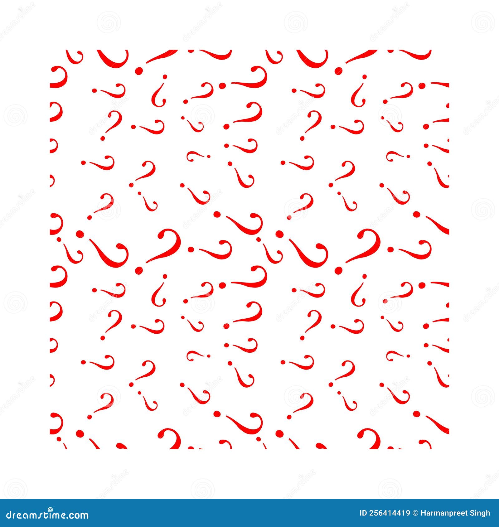 Floral Punctuation Marks. Exclamation, Question Mark And Comma Made Of ...