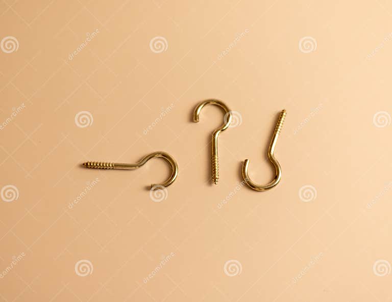 Question mark shape hooks stock photo. Image of construction - 255716172