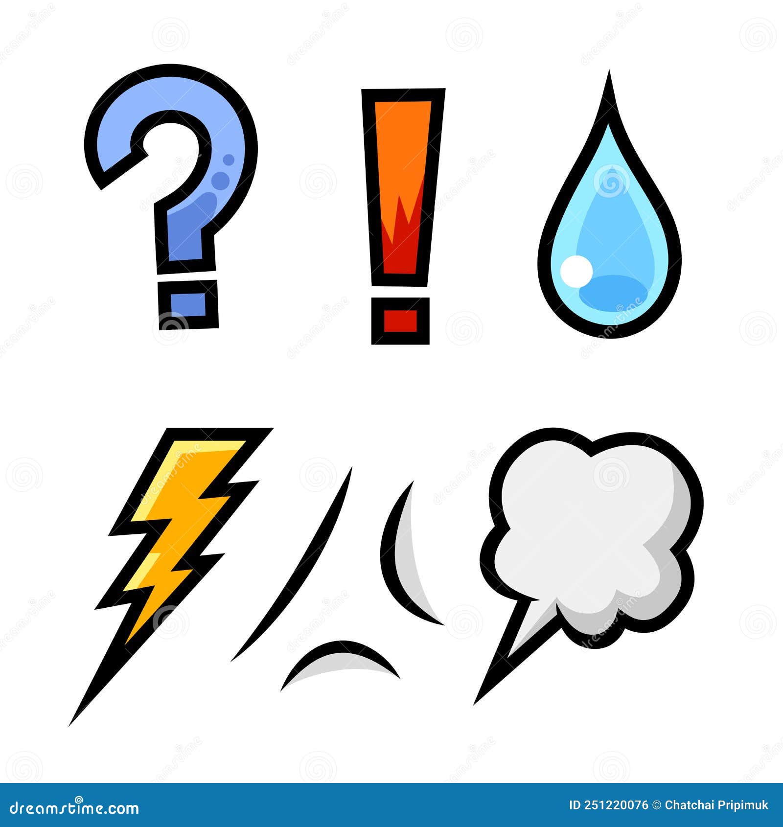 Question Mark Shocked Angry Comics Style Stock Vector - Illustration of ...