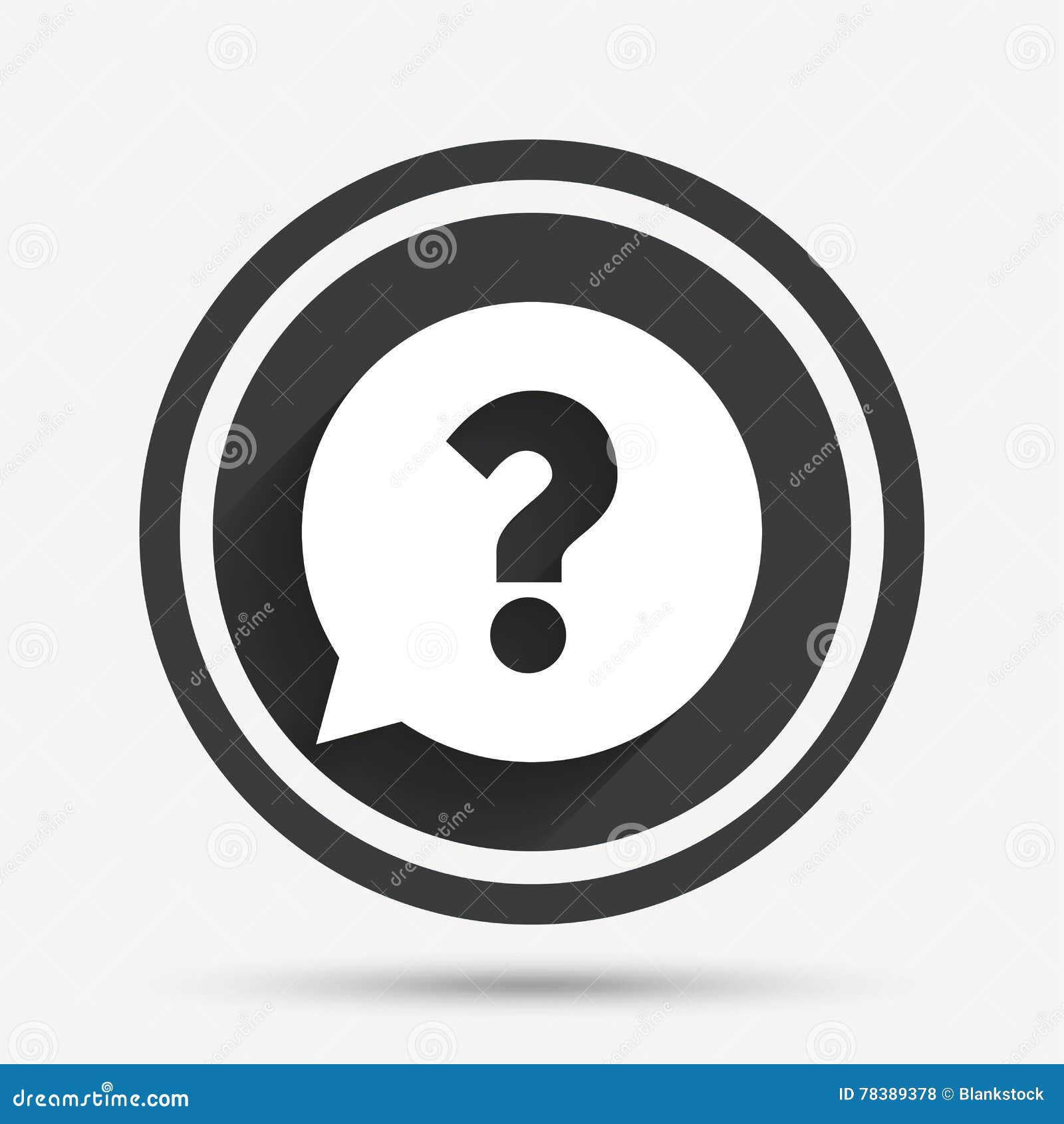 Question Mark Sign Icon. Help Symbol. Stock Vector - Illustration of ...