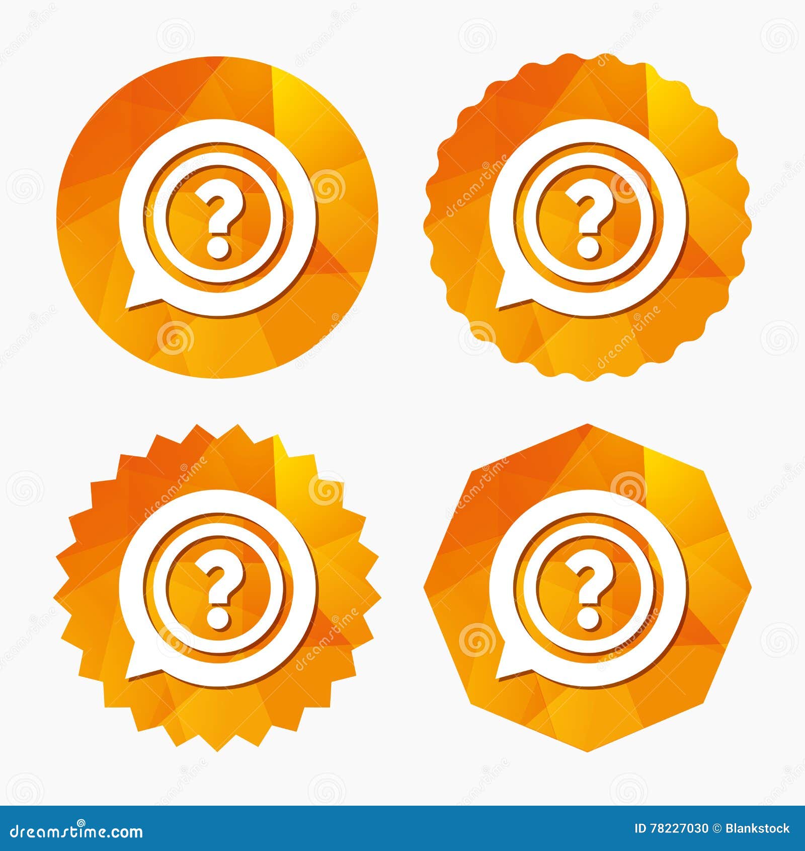 Question Mark Sign Icon. Help Symbol. Stock Vector - Illustration of ...