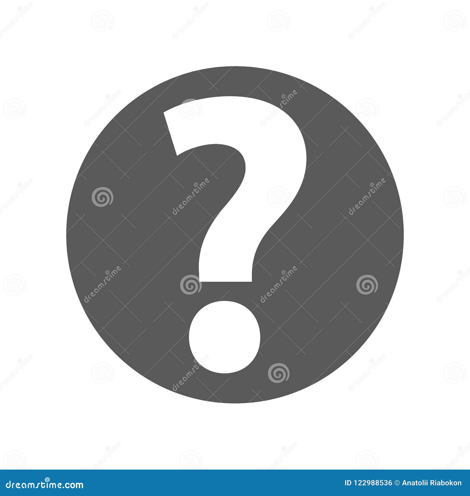 Question Mark Sign Icon Simple Stock Illustration - Illustration of ...