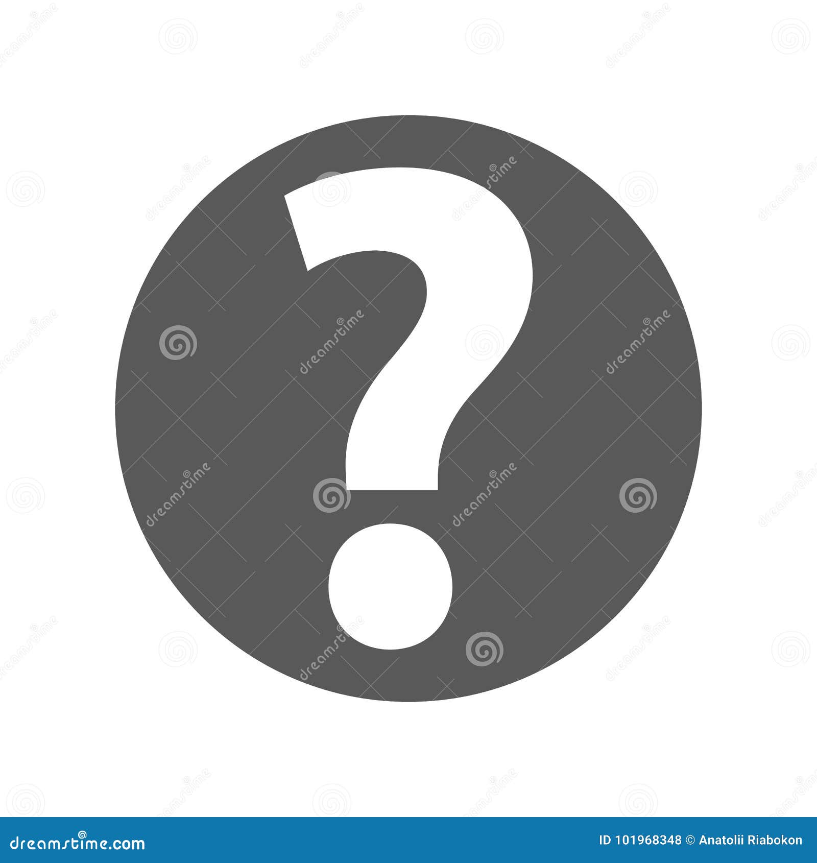 Question Mark Sign Icon Vector Simple Stock Vector - Illustration of ...