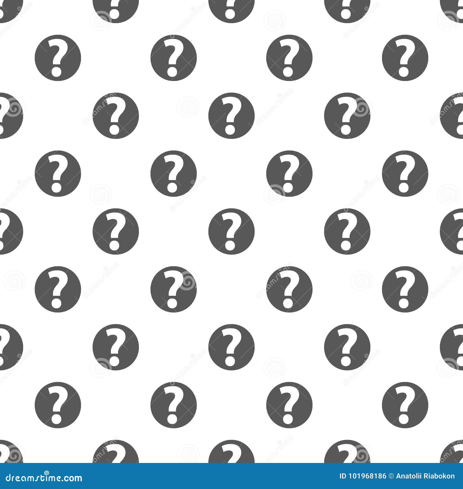 Question Mark Sign Pattern Seamless Stock Vector - Illustration of ...