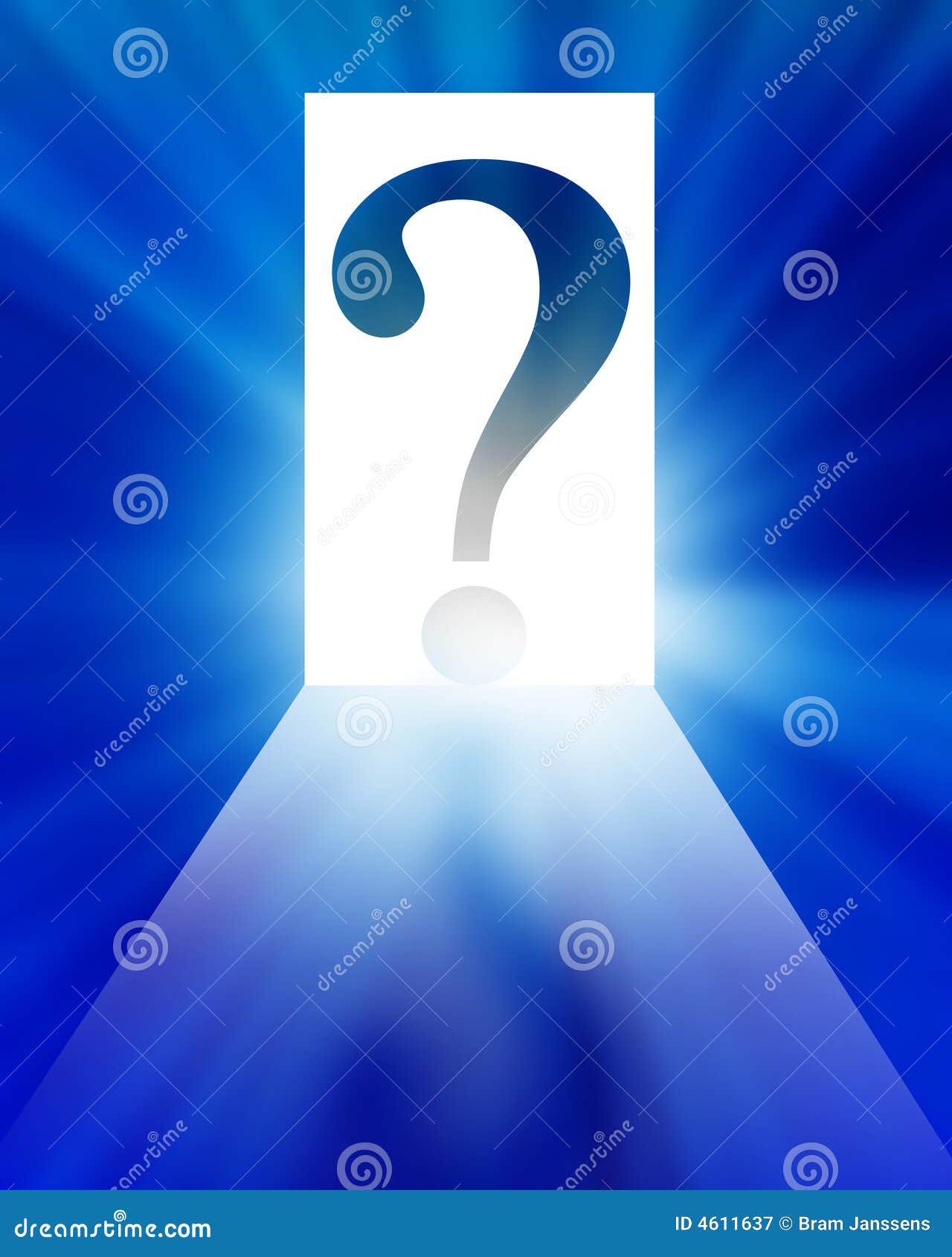 Question mark silhouette stock illustration. Illustration of problem ...