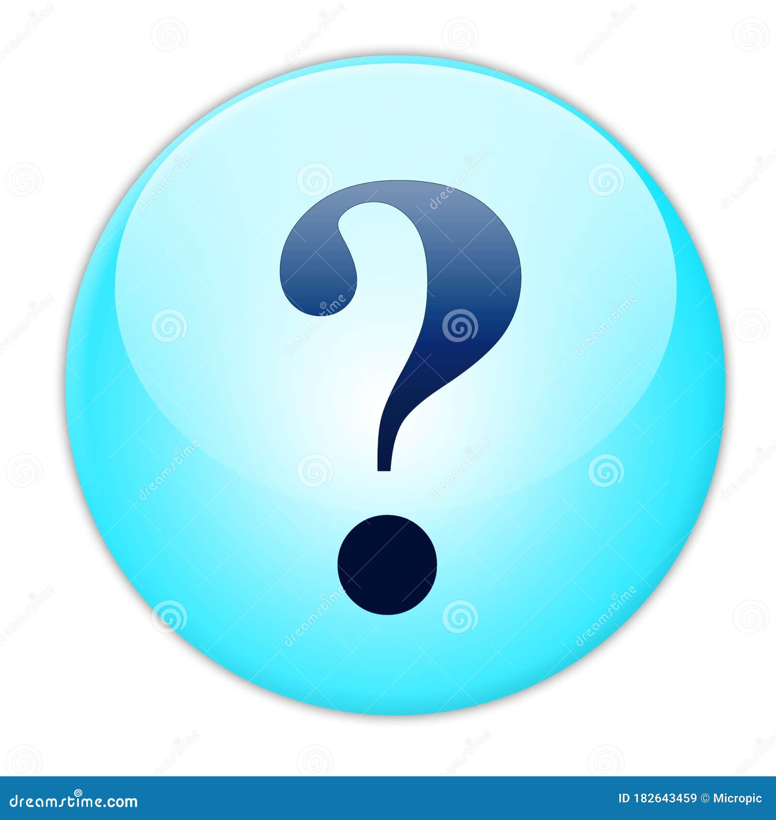 Light Blue Question Mark