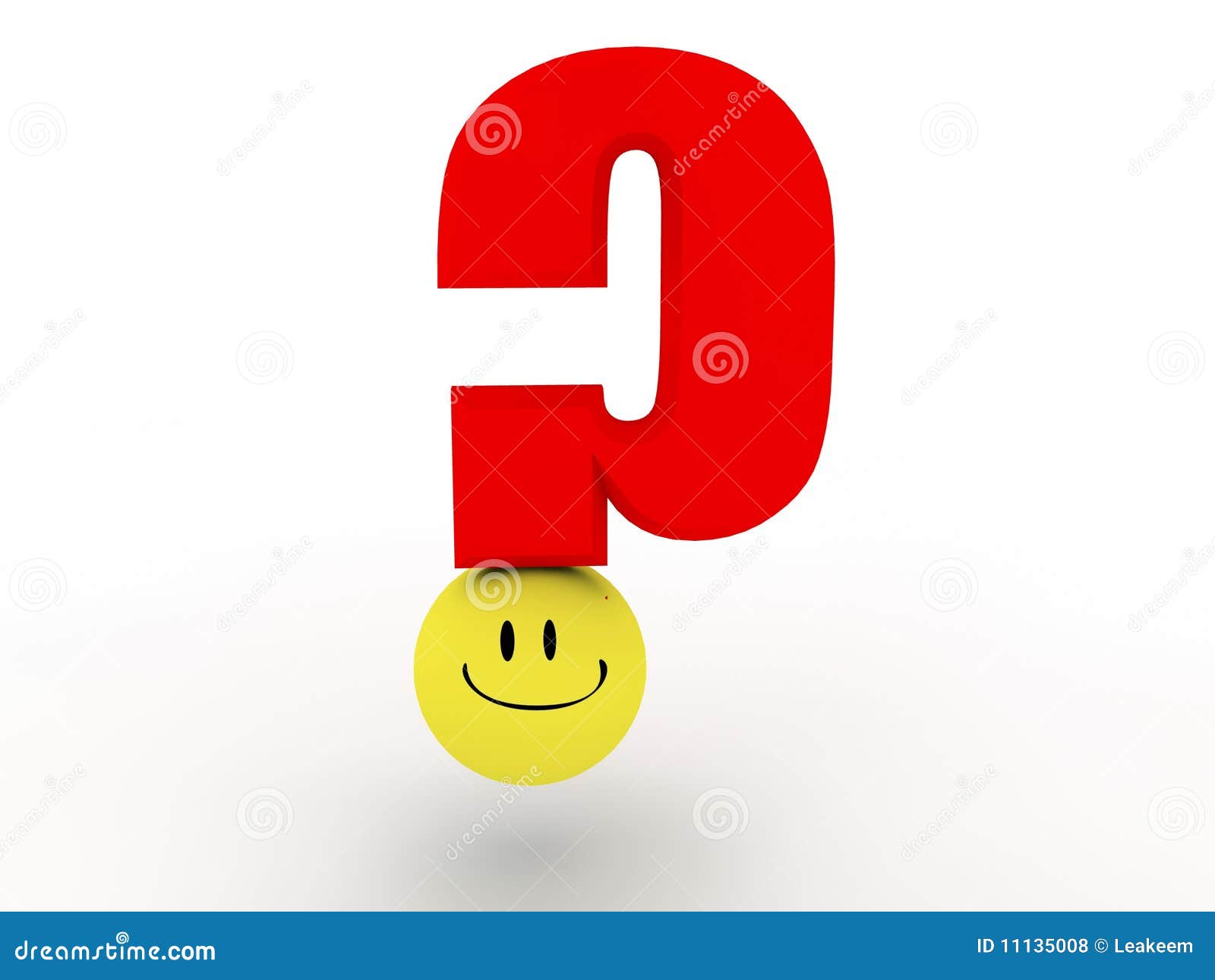 Question Mark Smiley Stock Illustration | CartoonDealer.com #11135008