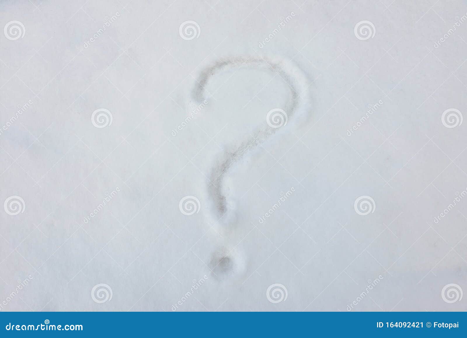 Snowflakes And Question Mark With Numbers 2022, Isolated On Blue ...