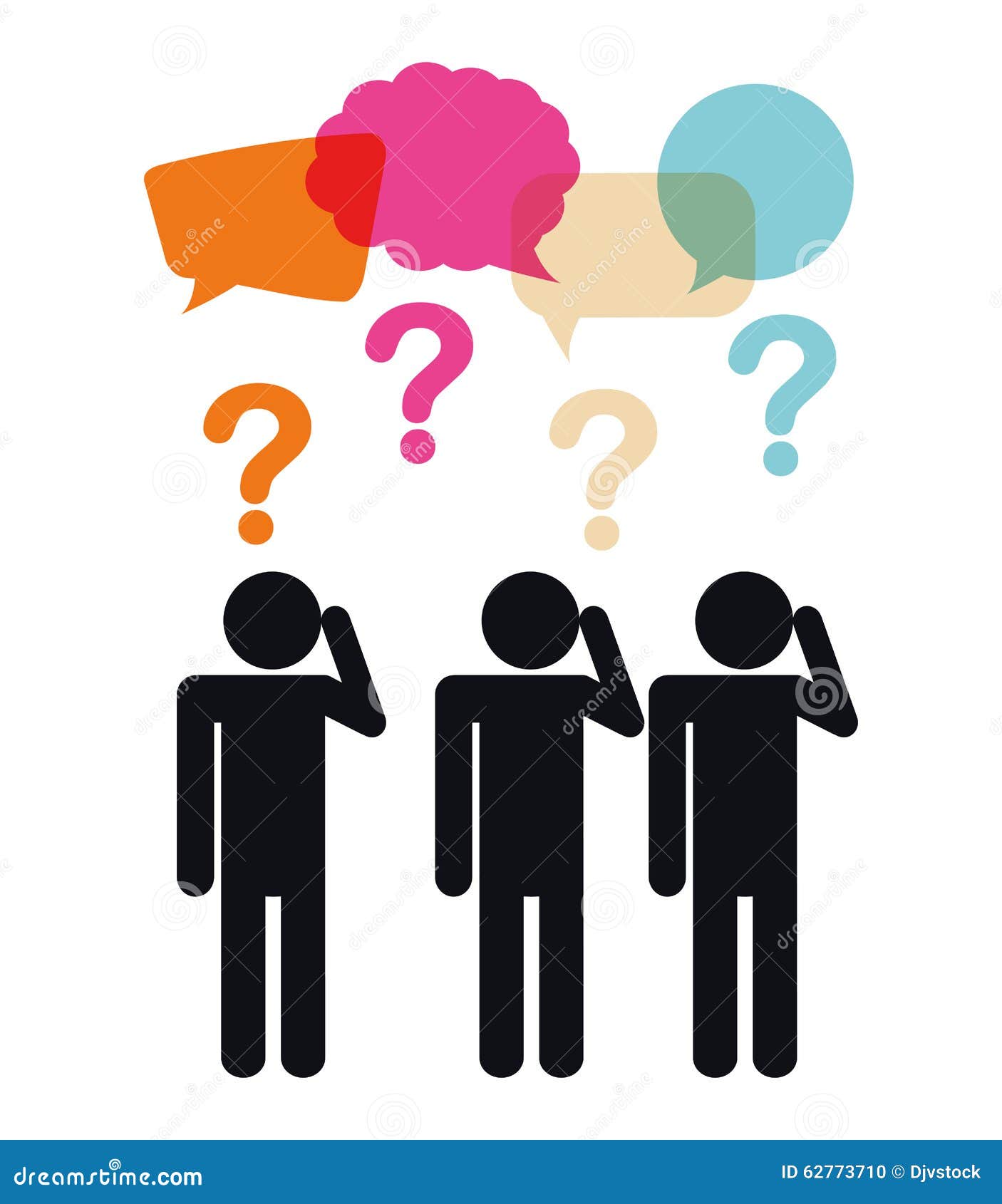 Question Mark and Solutions Stock Vector - Illustration of idea ...