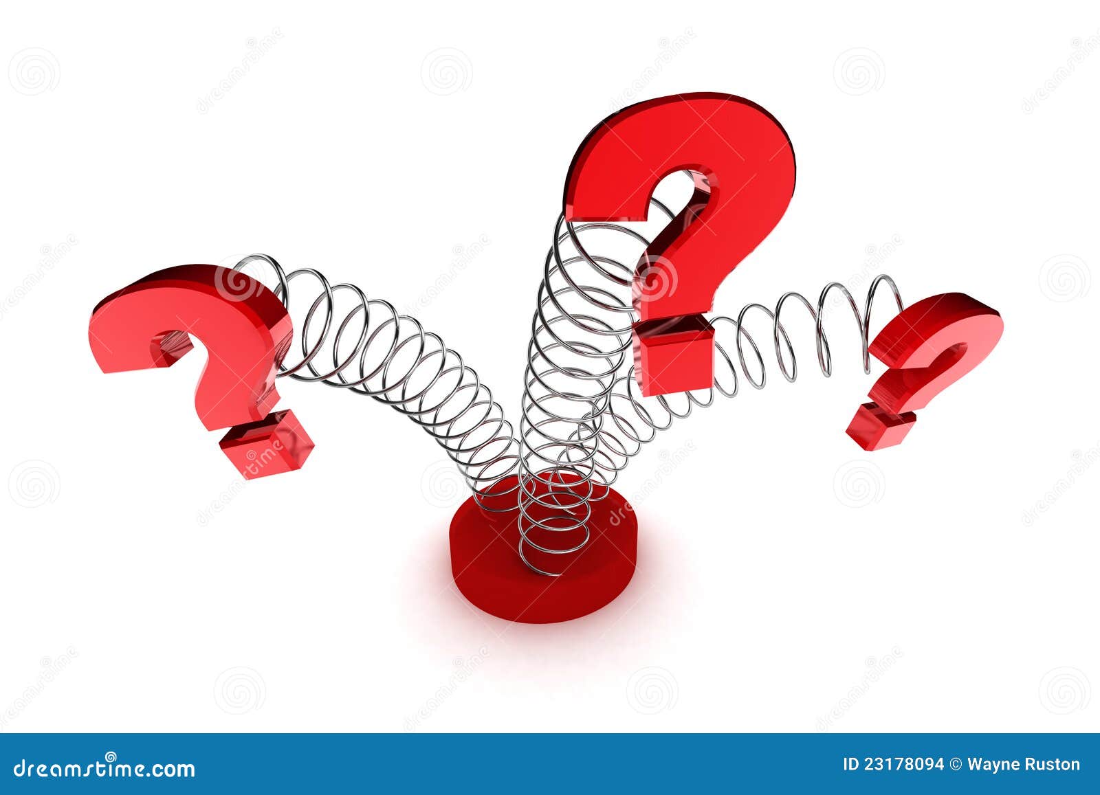 Question Mark Springs Royalty-Free Stock Image | CartoonDealer.com ...