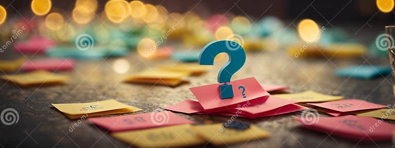 Question Mark on Sticky Note Stock Photo - Image of blue, reminder ...