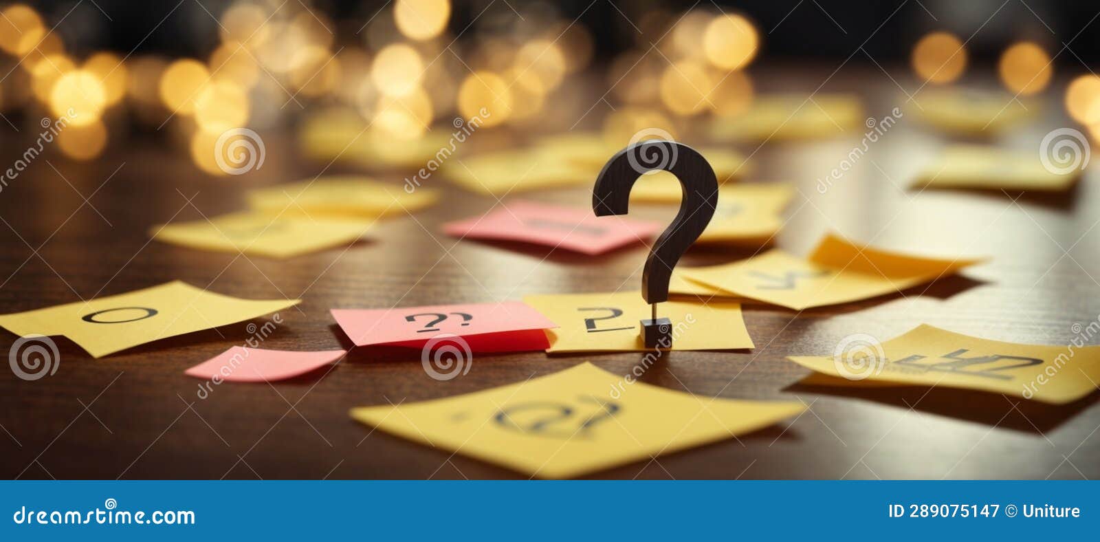 Question Mark on Sticky Note Stock Image - Image of concept, grained ...