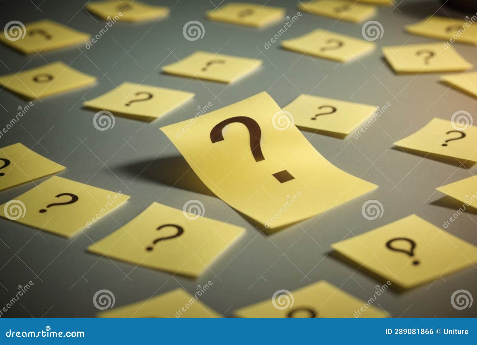 Question Mark on Sticky Note Stock Photo - Image of doubt, reminder ...