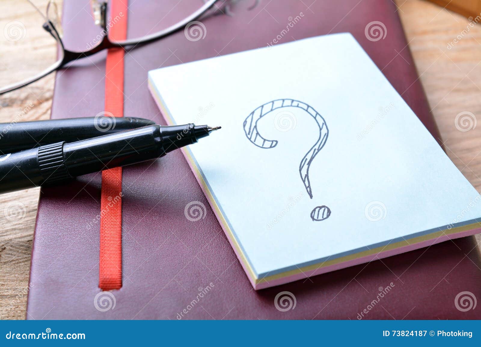 Question mark sticky note stock image. Image of floor - 73824187