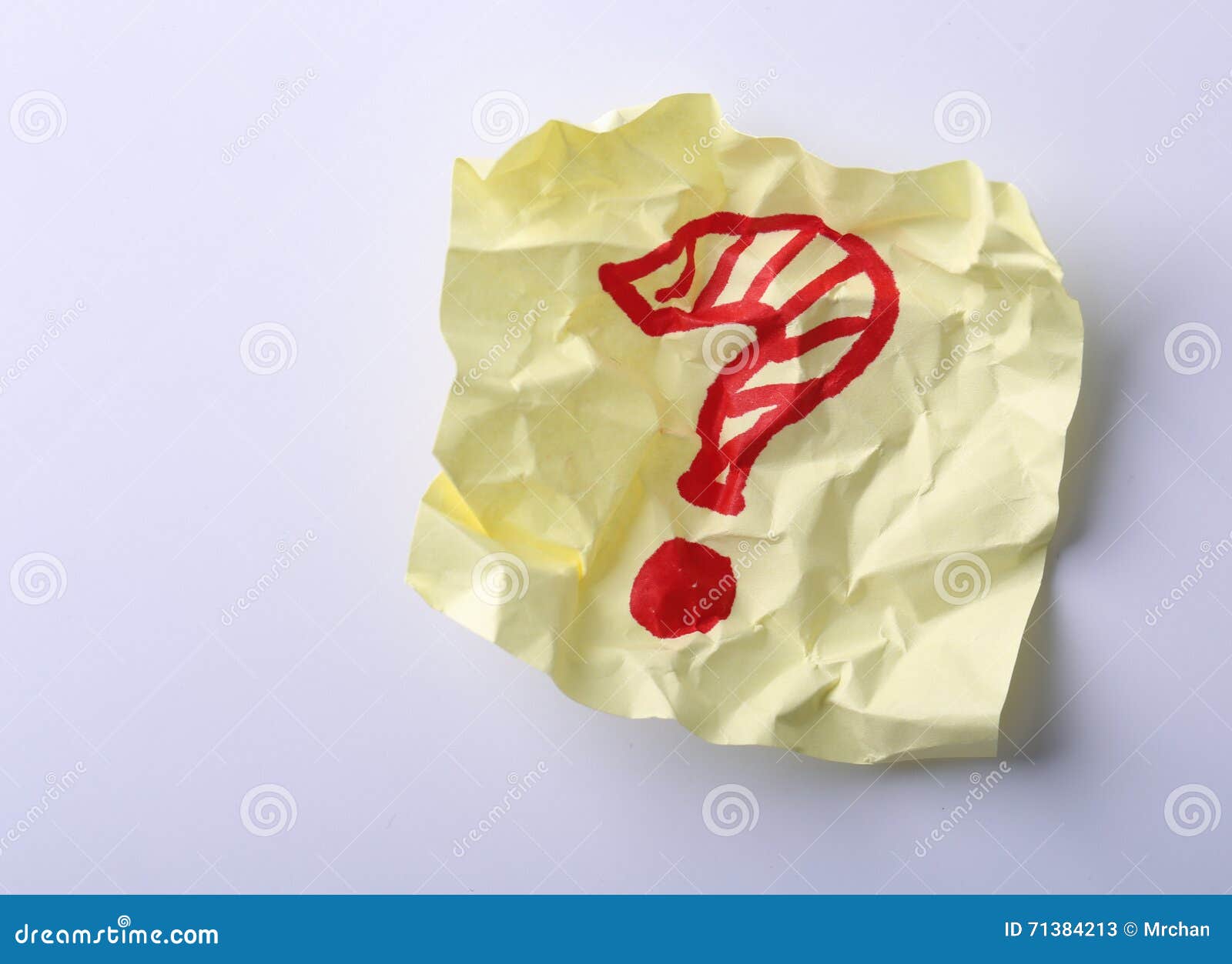 Question Mark Sticky Note stock image. Image of paper - 71384213