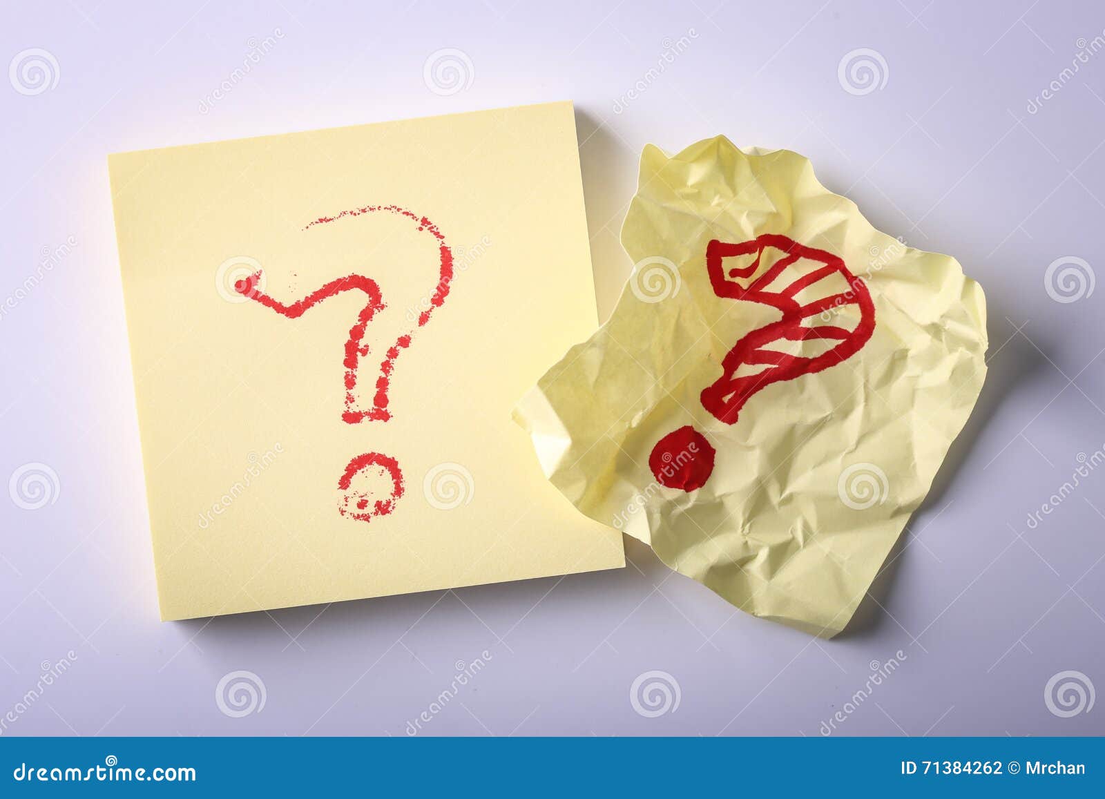 Question Mark Sticky Note stock photo. Image of solution - 71384262