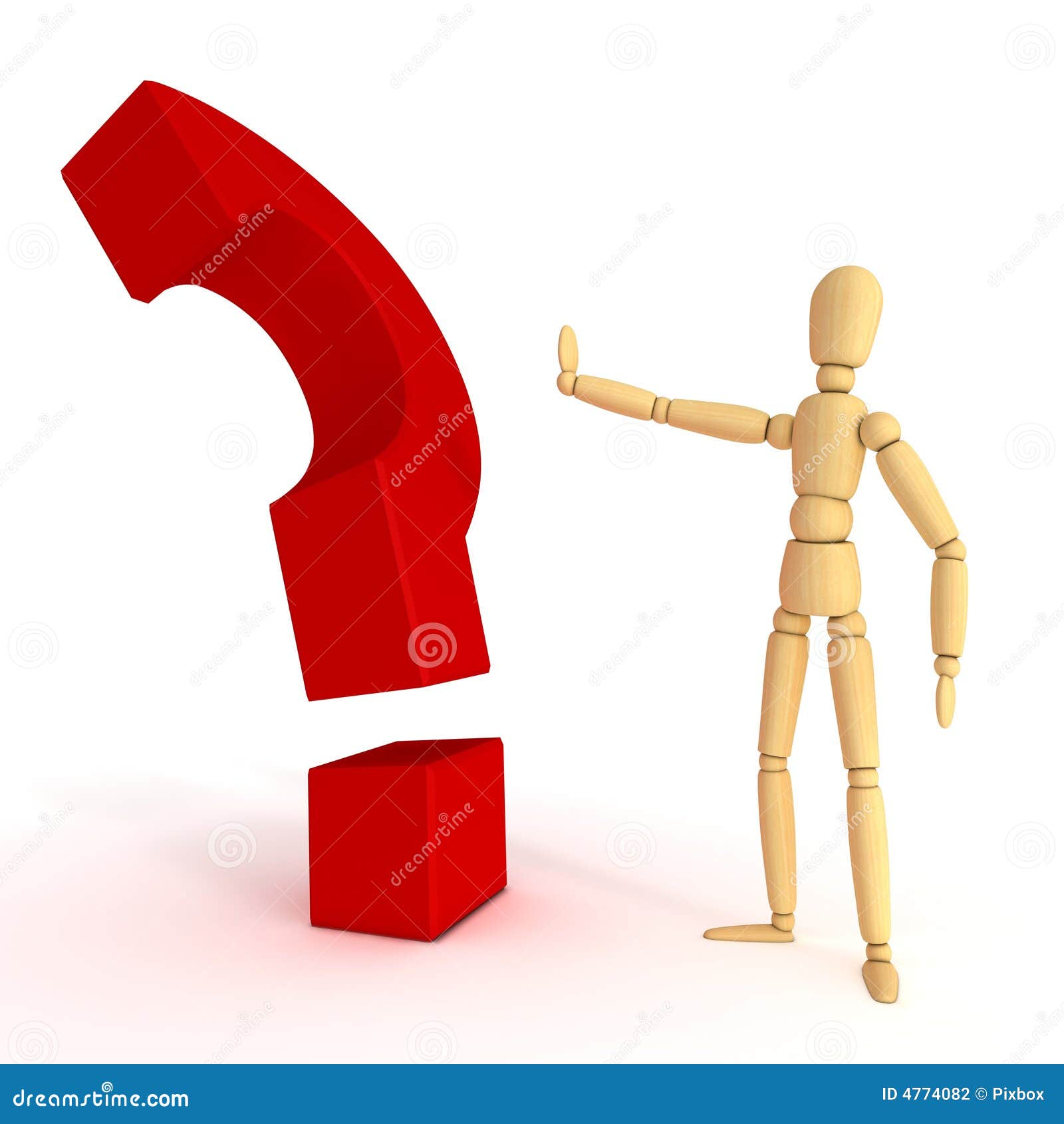 Question Mark Stopping 2 stock illustration. Illustration of business ...