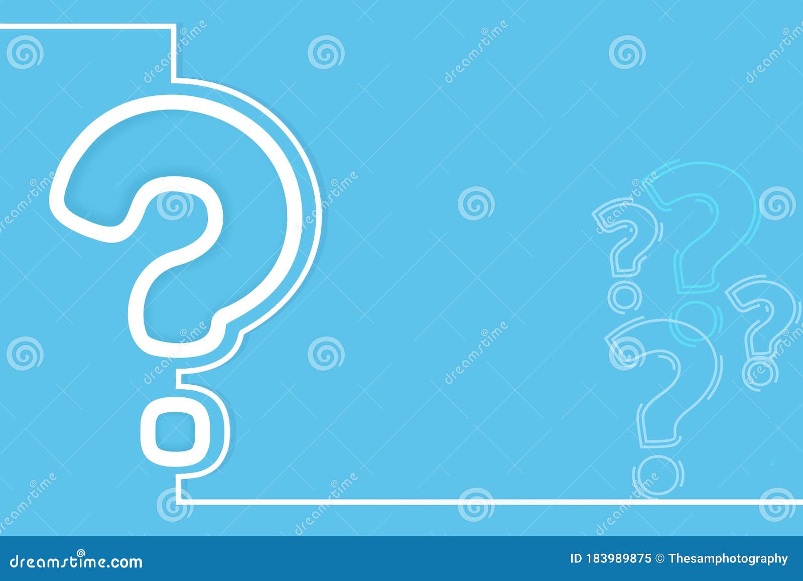 Asking Questions or Question Answer Round Stock Illustration ...