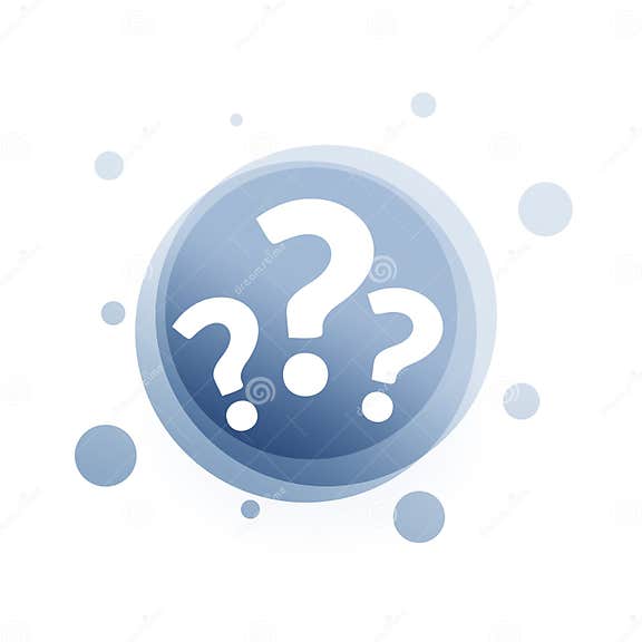 Question Mark Symbol for Discussion and Information Stock Vector ...