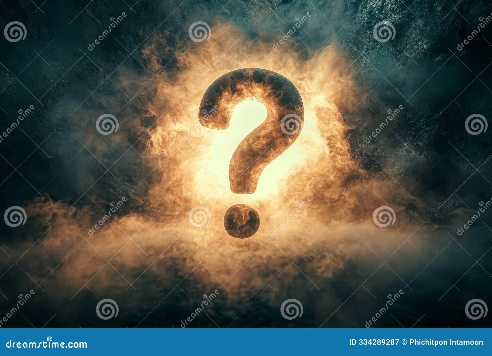 Question Mark Symbol on Isolated Background. Problem, Solution ...