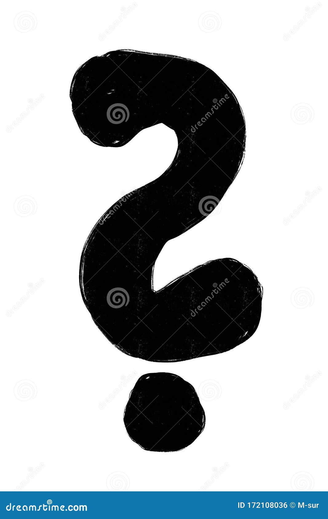 Question Mark - Symbol and Sign of Question, Asking and Unknown Stock ...
