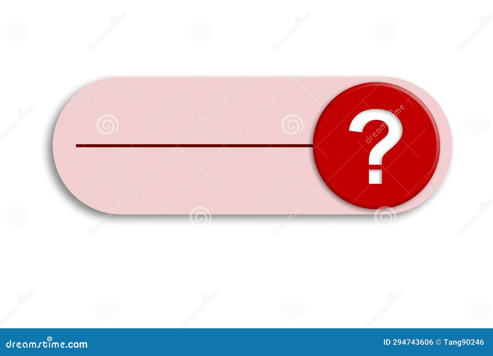 Question Mark Symbol on the Toggle Switch Stock Illustration ...