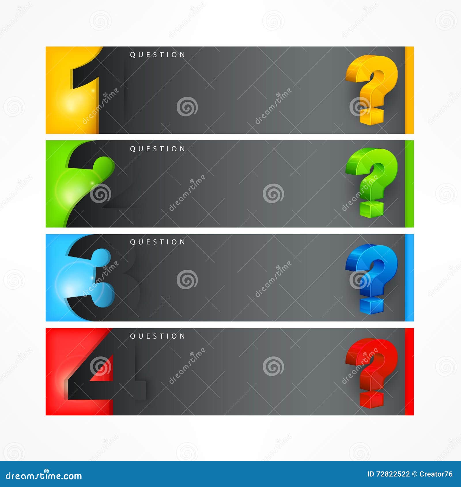 Question mark template stock vector. Illustration of sign - 72822522