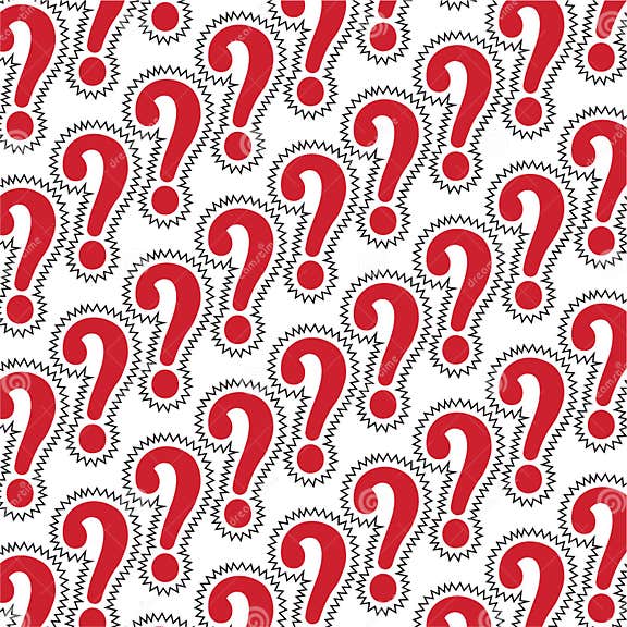 Question Mark Texture. Question Marks Seamless Stock Illustration ...