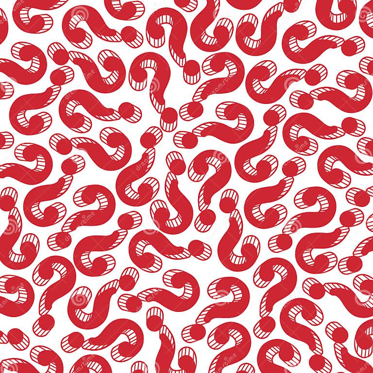 Question Mark Texture. Question Marks Seamless Stock Illustration ...
