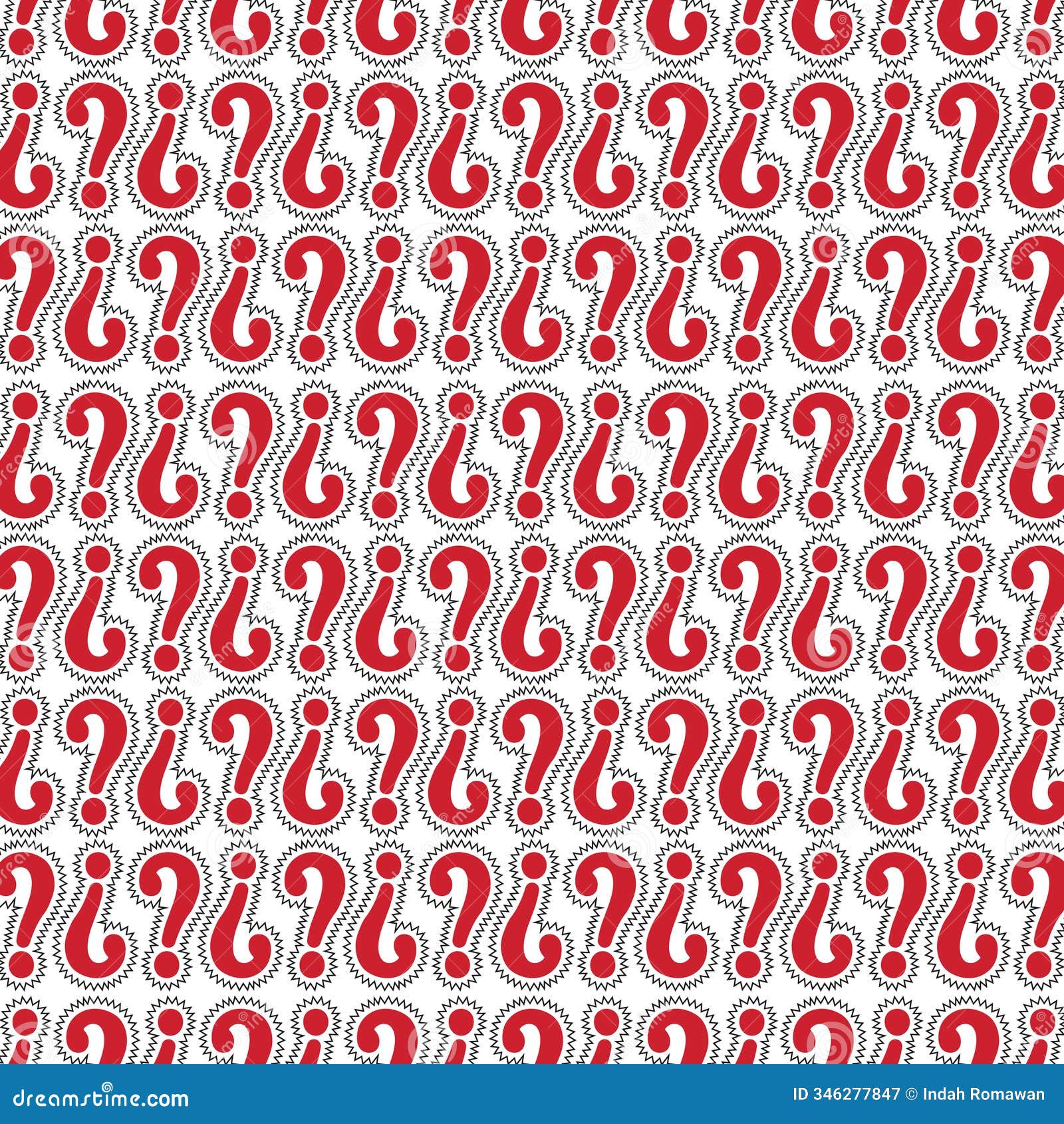 Question Mark Texture. Question Marks Seamless Stock Illustration ...