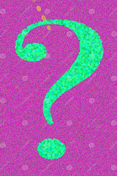 Question Mark with Three Dots Illustration Stock Illustration ...