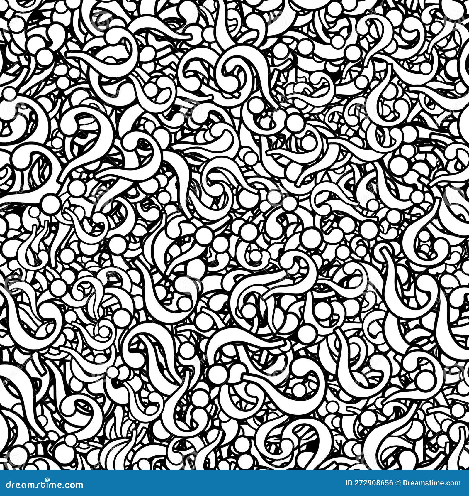 Question Mark Typographic Motif Random Pattern Stock Illustration ...