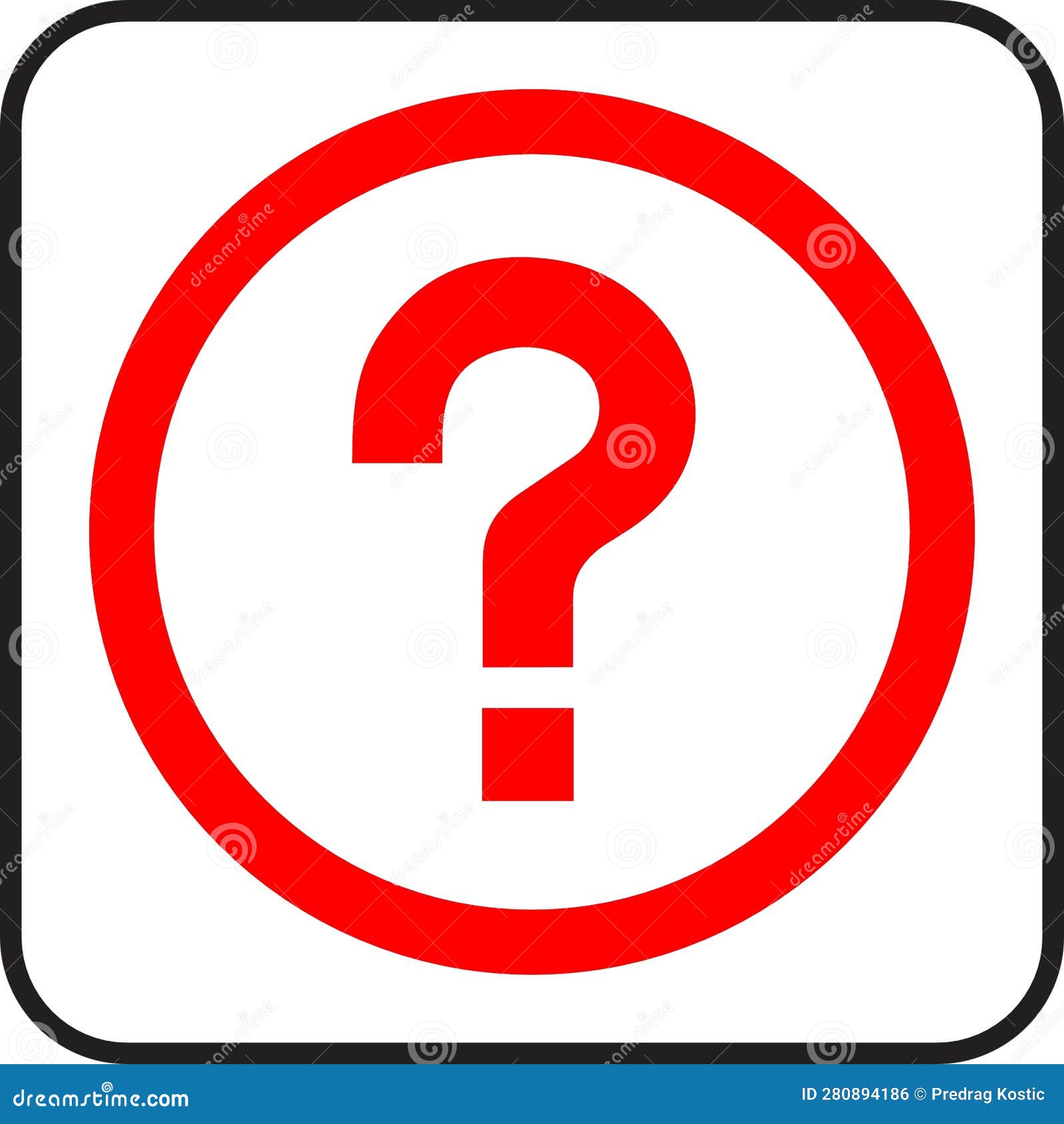 Question mark stock illustration. Illustration of text - 280894186