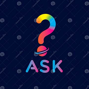 Question Mark Vector. Ask Logo Stock Vector - Illustration of logo ...