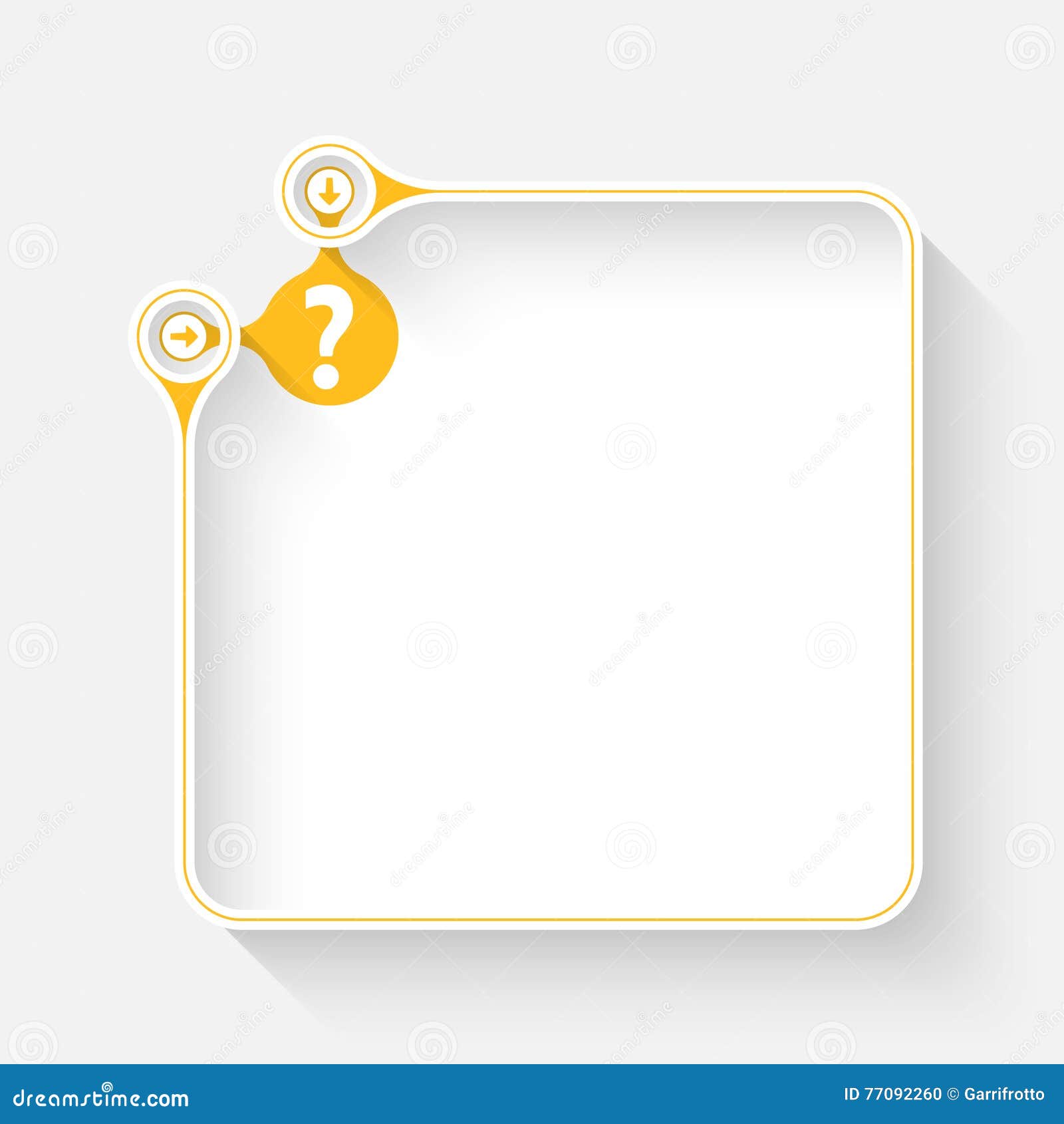 Question mark stock vector. Illustration of enter, frame - 77092260