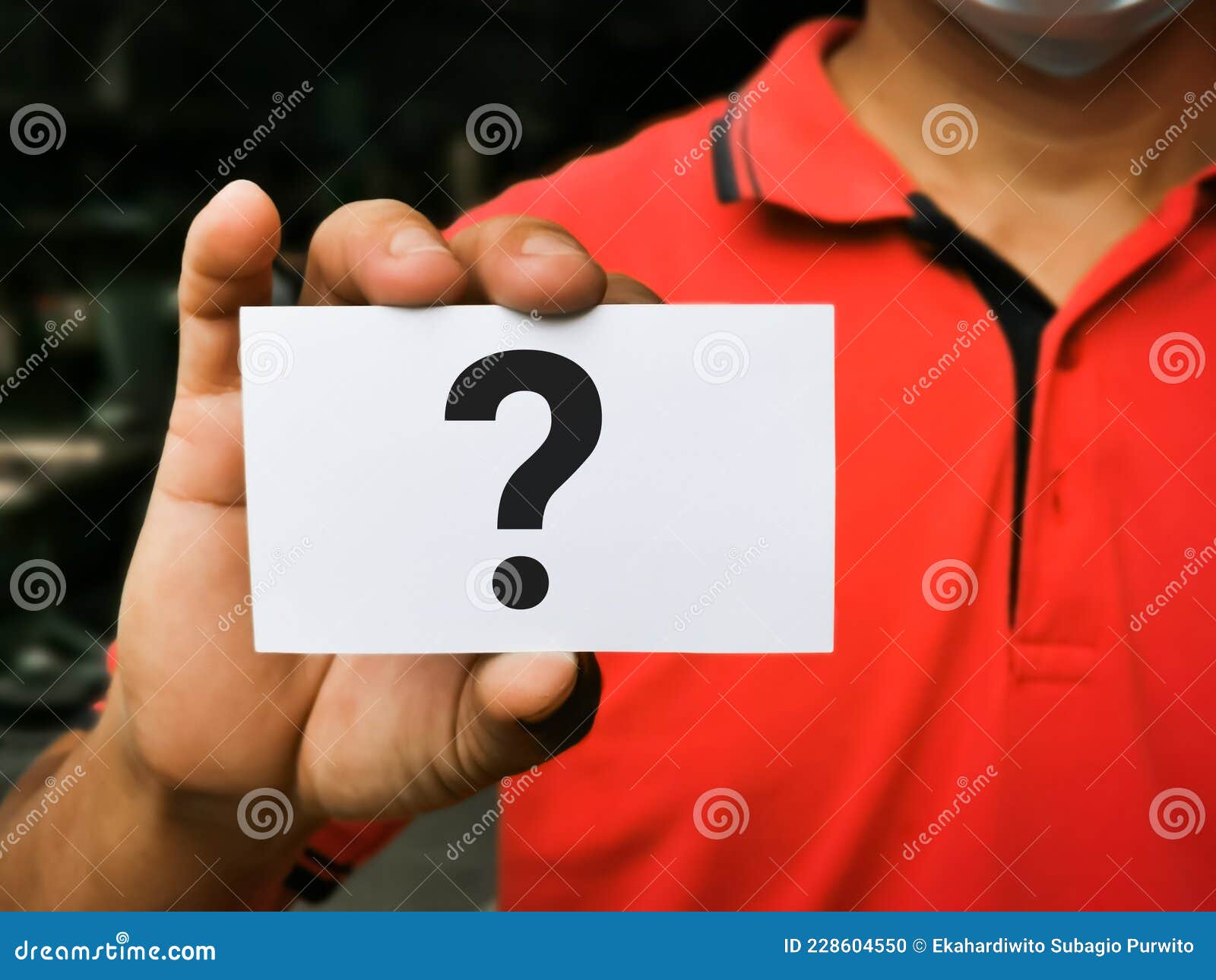 Question Mark on White Card Stock Photo - Image of design, concept ...