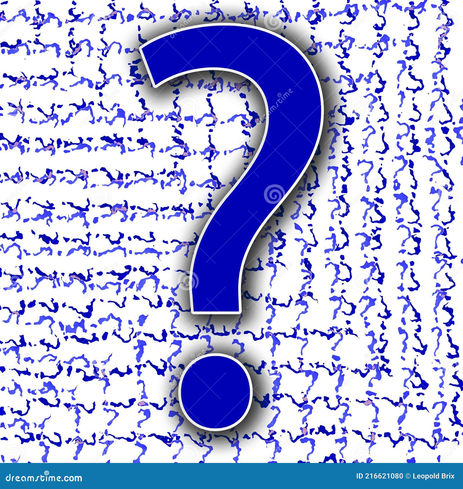 Question mark Winter stock illustration. Illustration of colour - 216621080