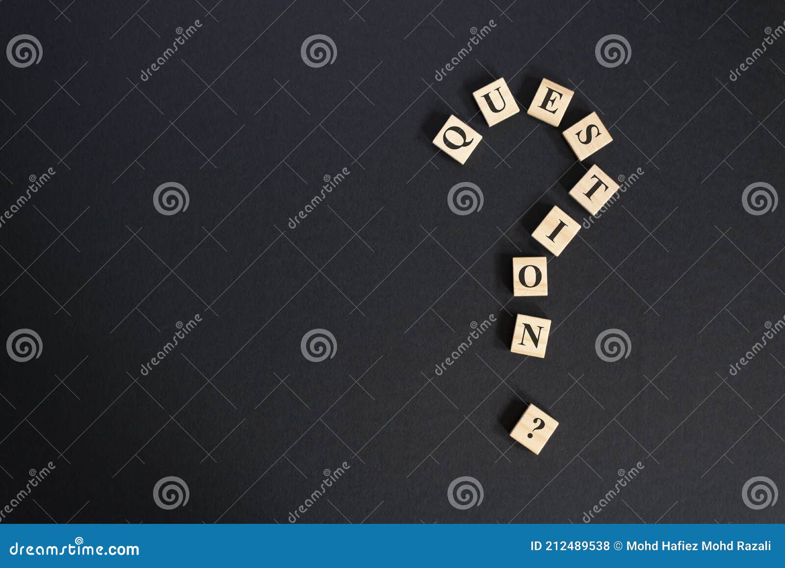 Question Mark Word Tiles Arranged Forming Bigger Question Mark Stock ...