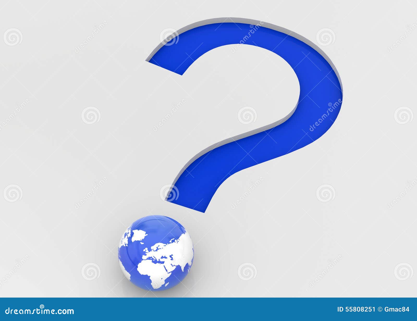 Question Mark And World Stock Image | CartoonDealer.com #55808251