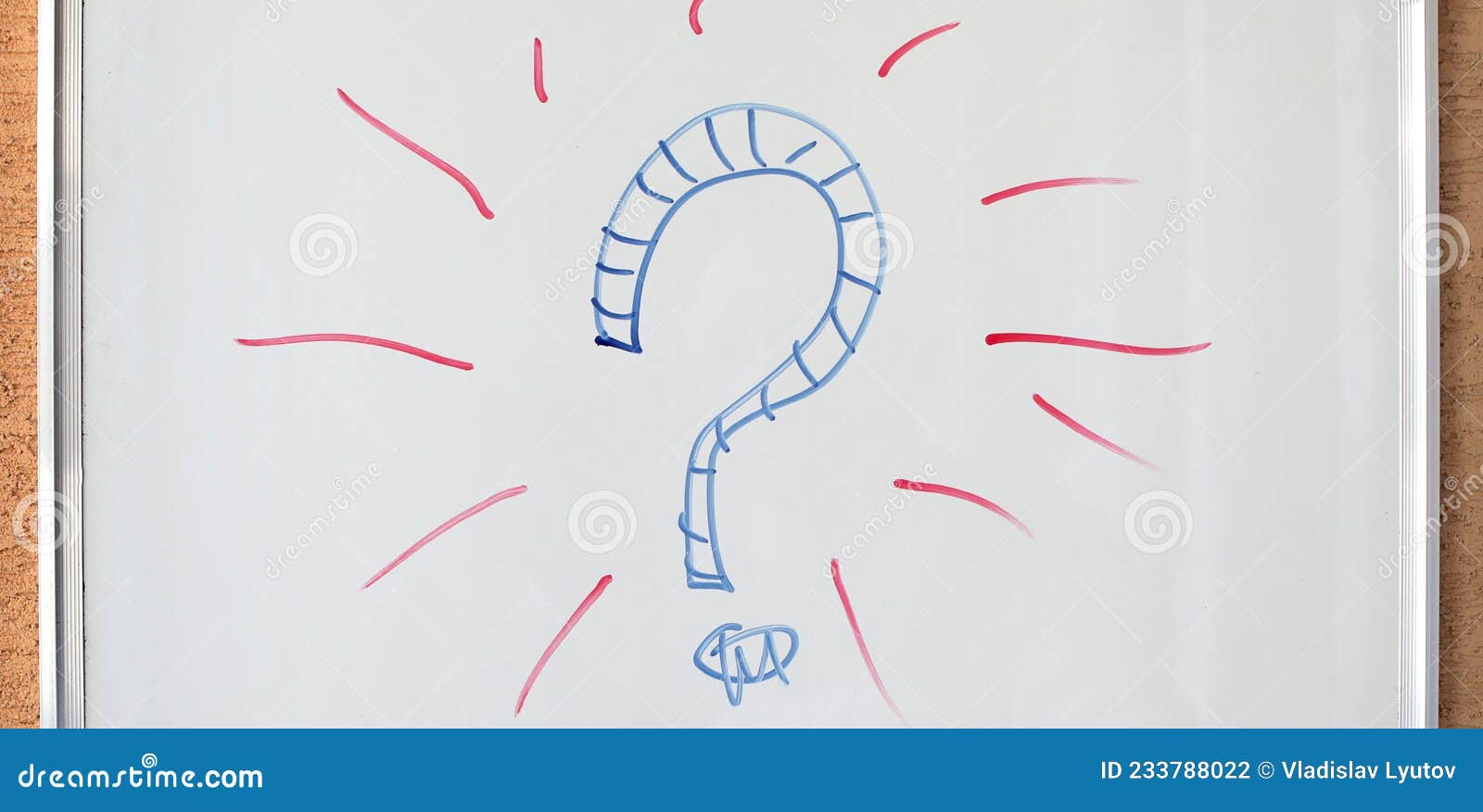 Question Mark Written in Marker on White Board Stock Photo - Image of ...