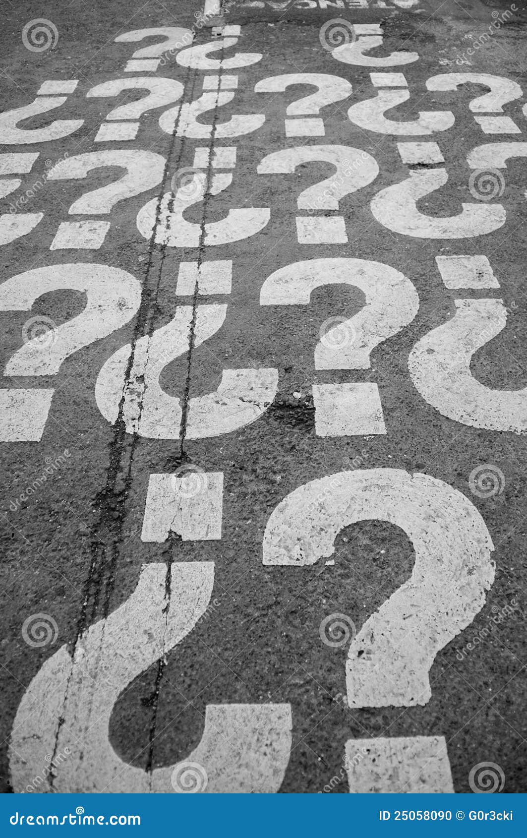 Question Marks - Outdoor - Vertical Photo Stock Photo - Image of ...