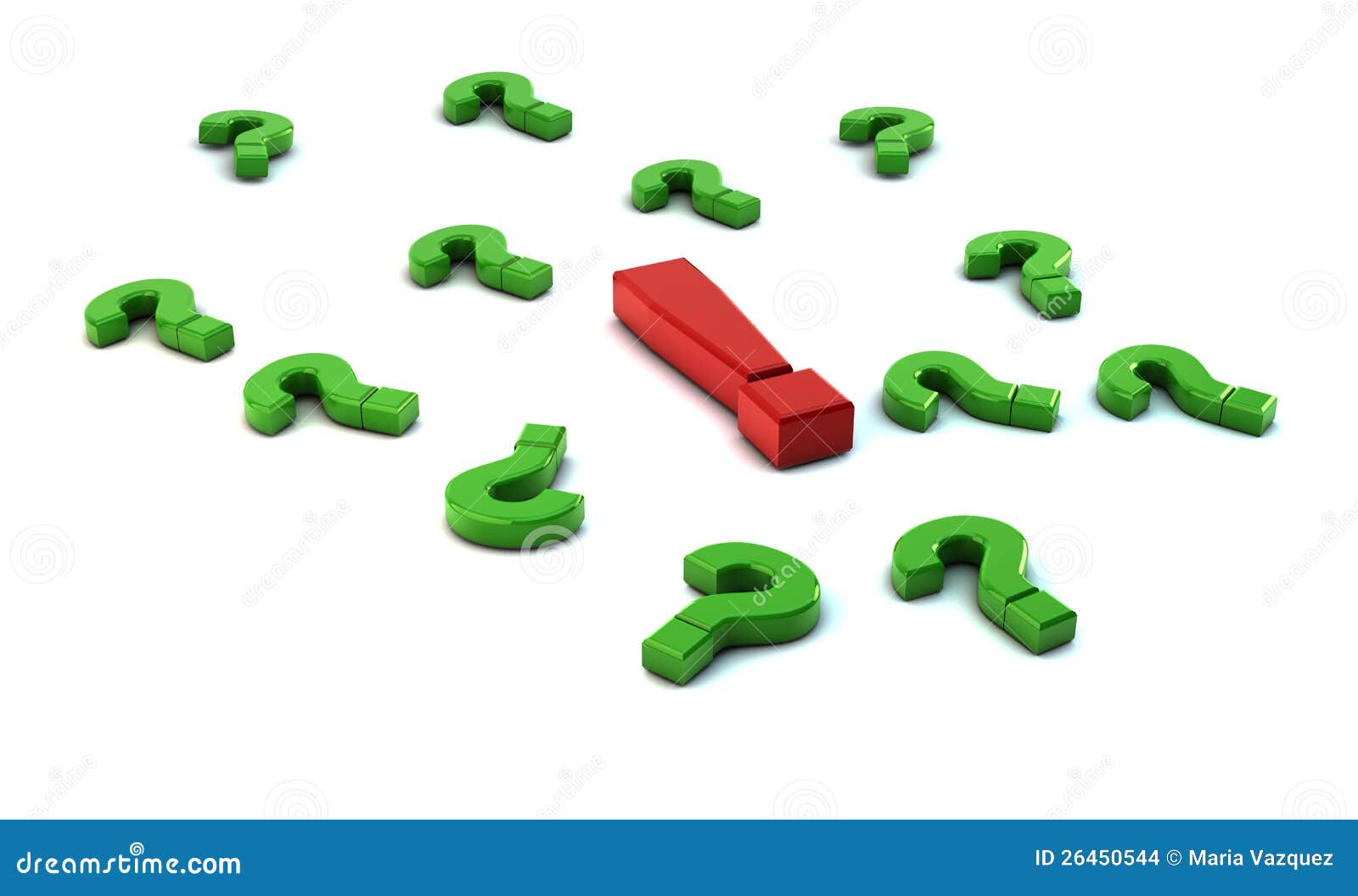 Question Marks and Admiration Stock Illustration - Illustration of ...