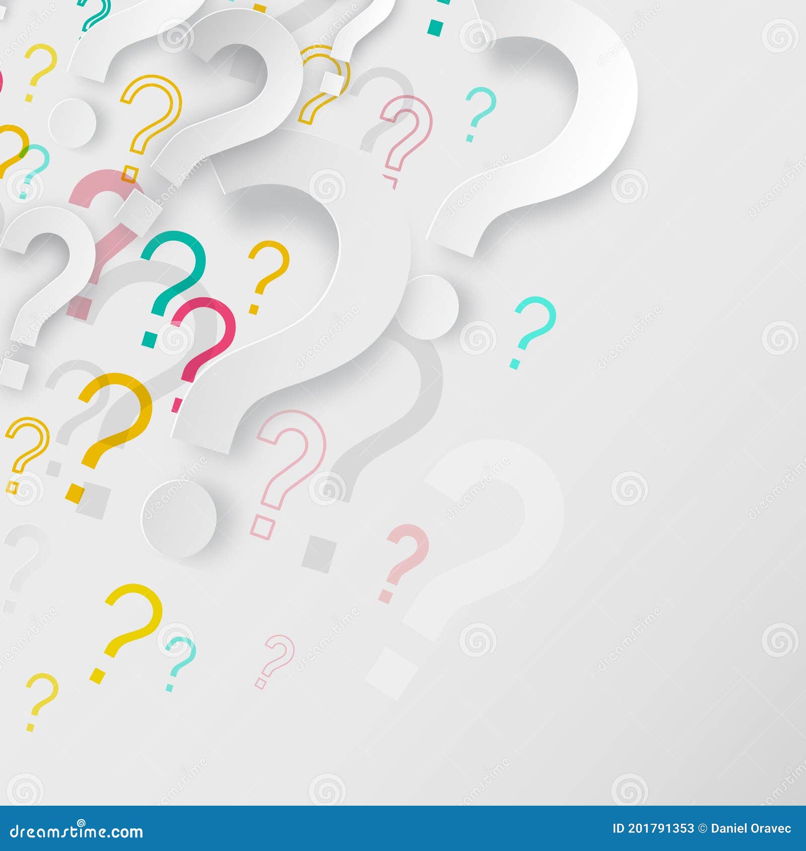 Question Marks Background stock vector. Illustration of label - 201791353