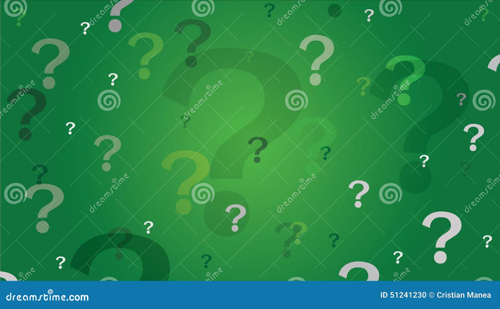 Green Question Mark Wallpaper
