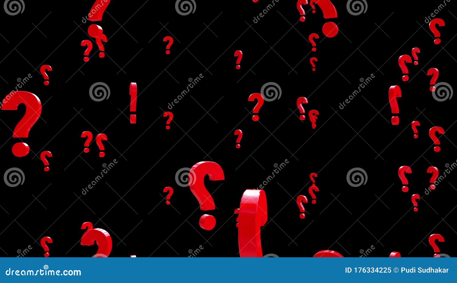 Question Marks Background Loop Animation Stock Video - Video of game ...