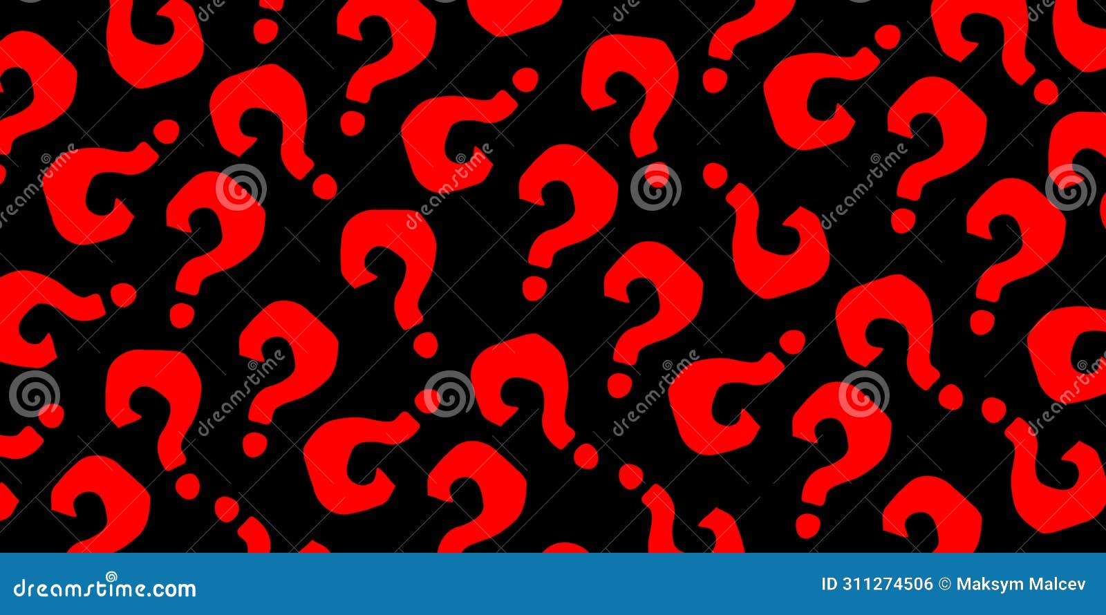 Question Marks on Black Background. Question Mark Pattern Abstract ...